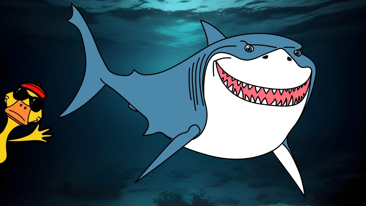 Draw Shark (Finding Nemo) | Alexand Duck - YouTube