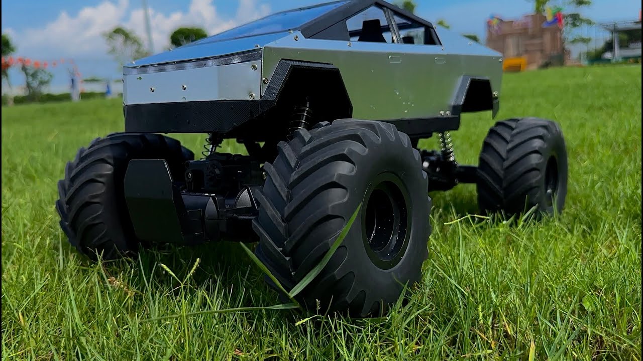 Unboxing the Craziest RC Car Ever – Monster Cybertruck Test! - YouTube