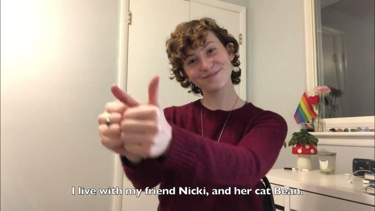 ASL 1 Midterm Monologue - YouTube