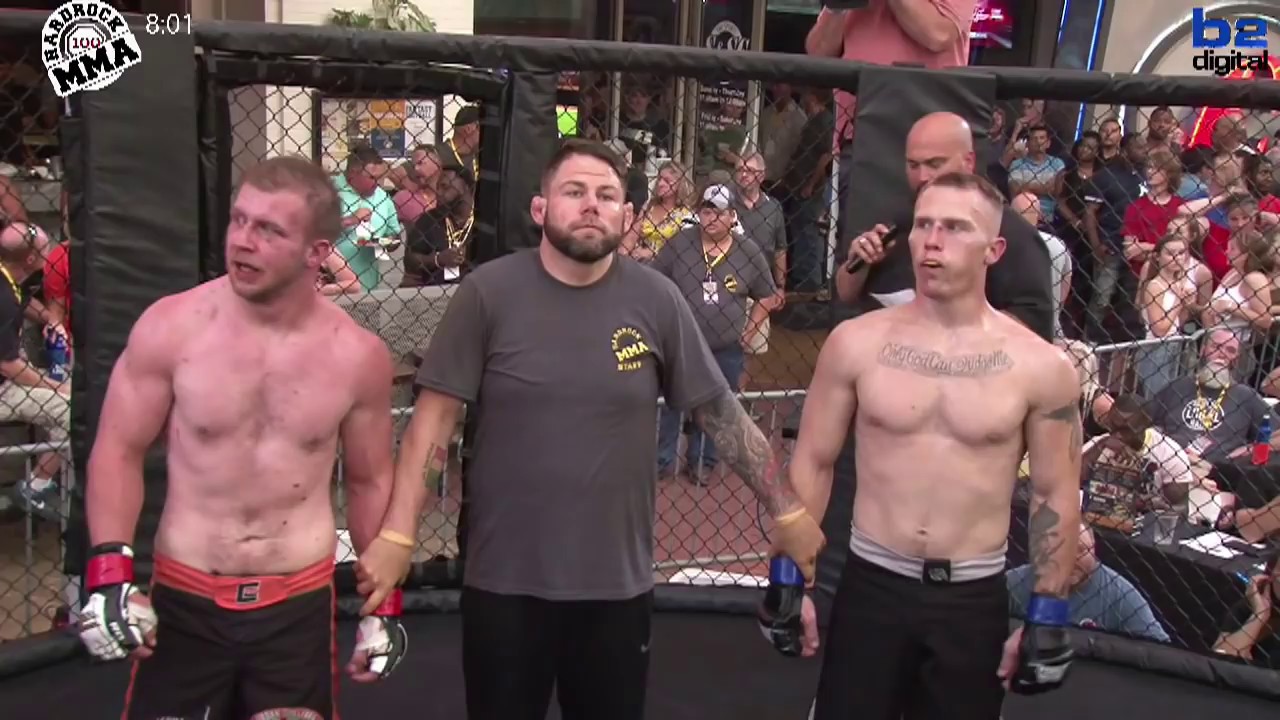 Hardrock MMA 100 Fight 1 Jeff Johnson vs Damon Bell 170 Ammy - YouTube
