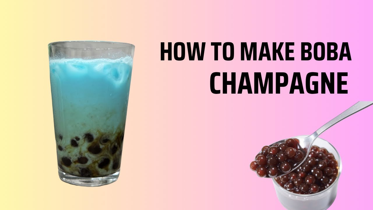 How to make boba from scratch | Champagne Boba | Brown Sugar Boba 珍珠奶茶 ...