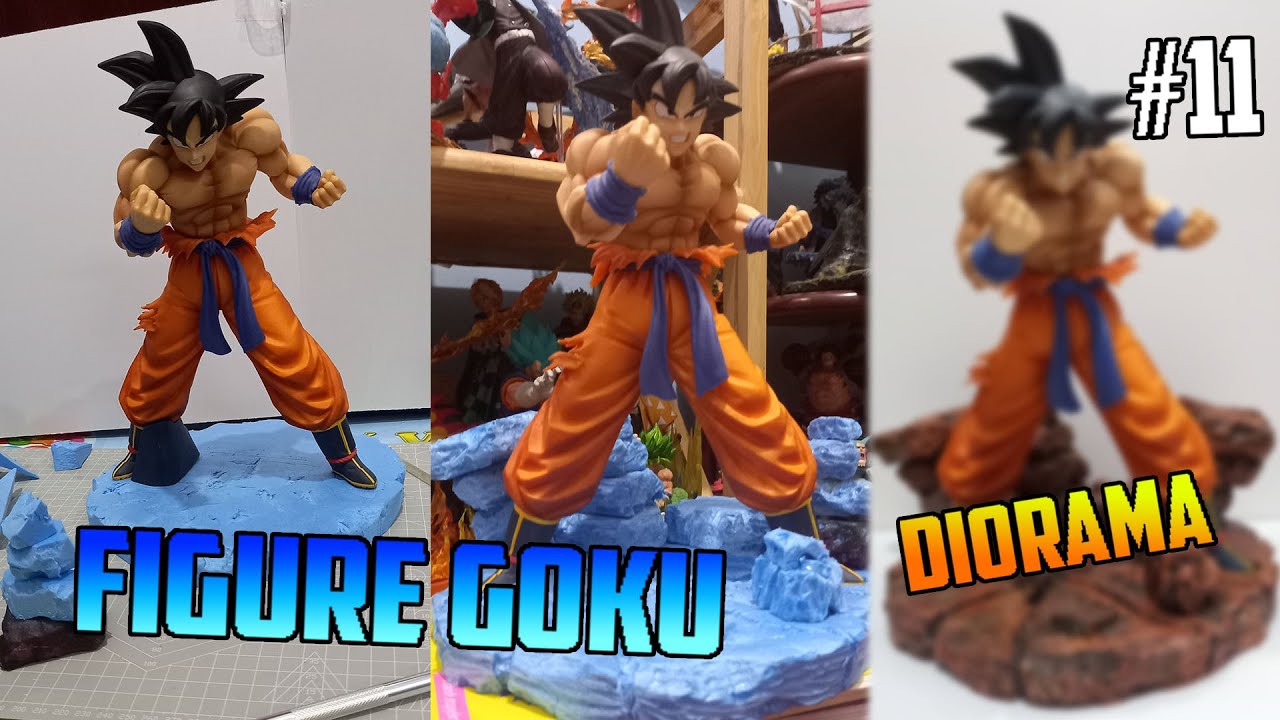 DIY #12: Làm Base Cho Mô Hình Goku - Diorama for Goku figure - YouTube