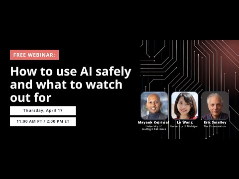 How to use AI safely – and what to watch out for: The Conversation on ...