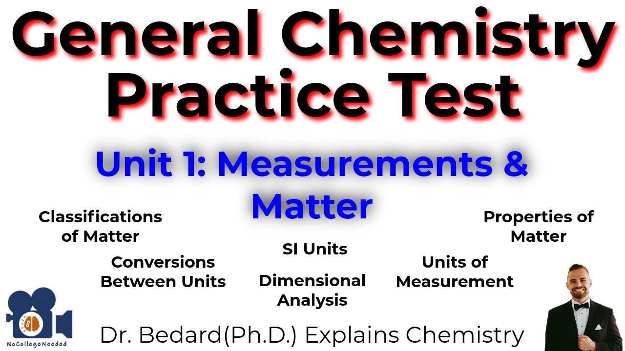 General Chemistry Practice Test: Measurements & Matter - YouTube