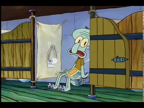 Spongebob Squarepants - How Squidward Prepares For His Shift - YouTube