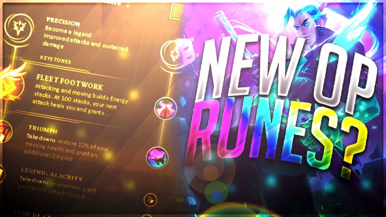 YasuoStyle l NEW OP RUNES THIS SEASON 9? - YouTube