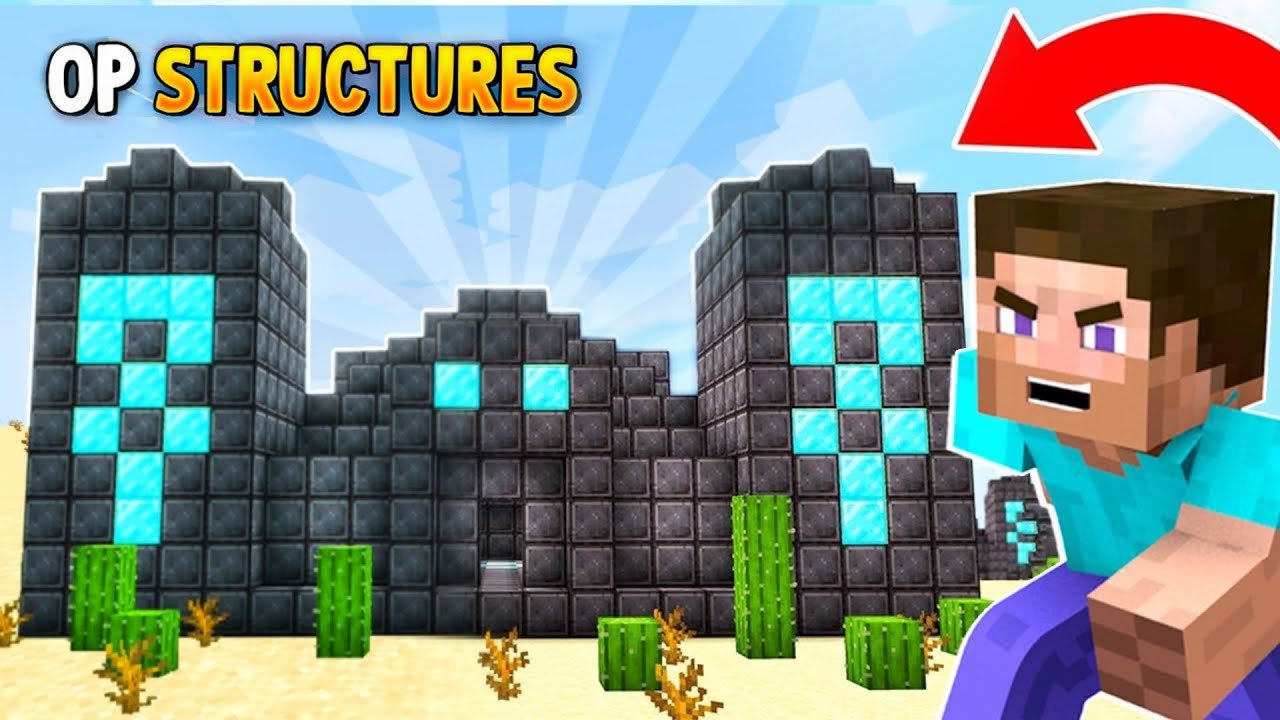 Minecraft But Structures are OP with OP Loot - YouTube