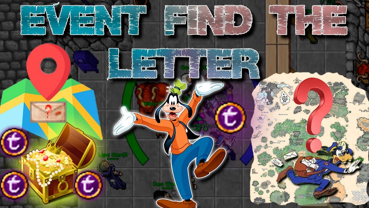 Evento "Find the Letter" Tibia 250 TCs 🤑 - YouTube