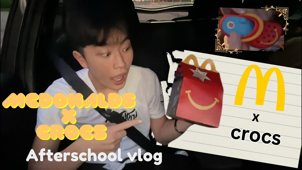 McDonald’s x CROCS crossover happy meal OPEN BOX Vlog - YouTube