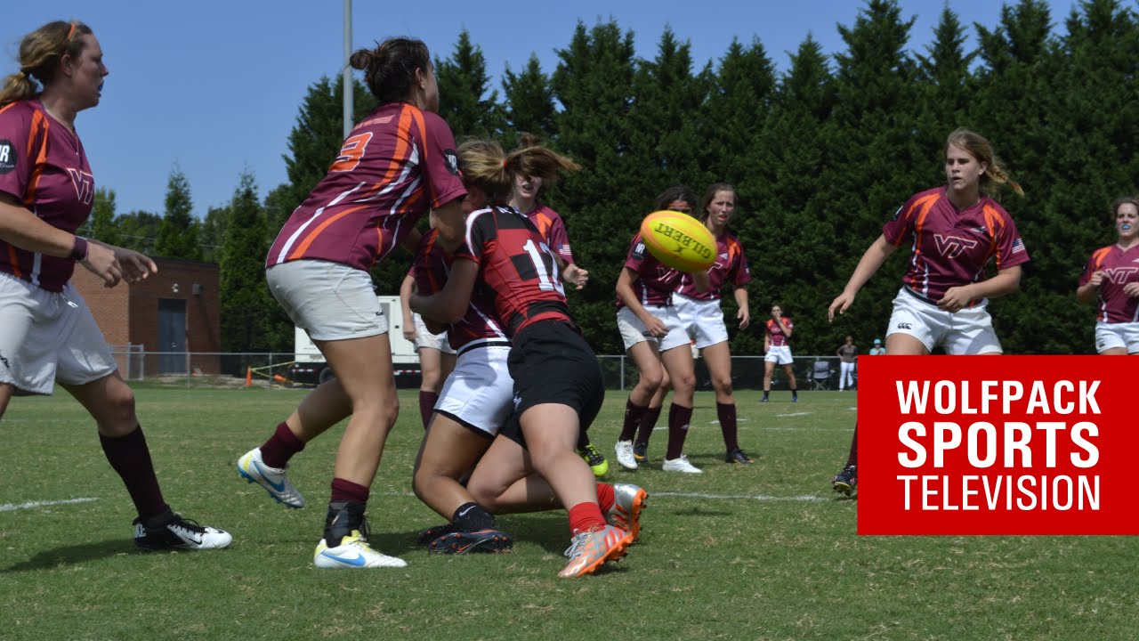 NC State Women's Rugby vs. Virginia Tech (September 20th, 2014) - YouTube