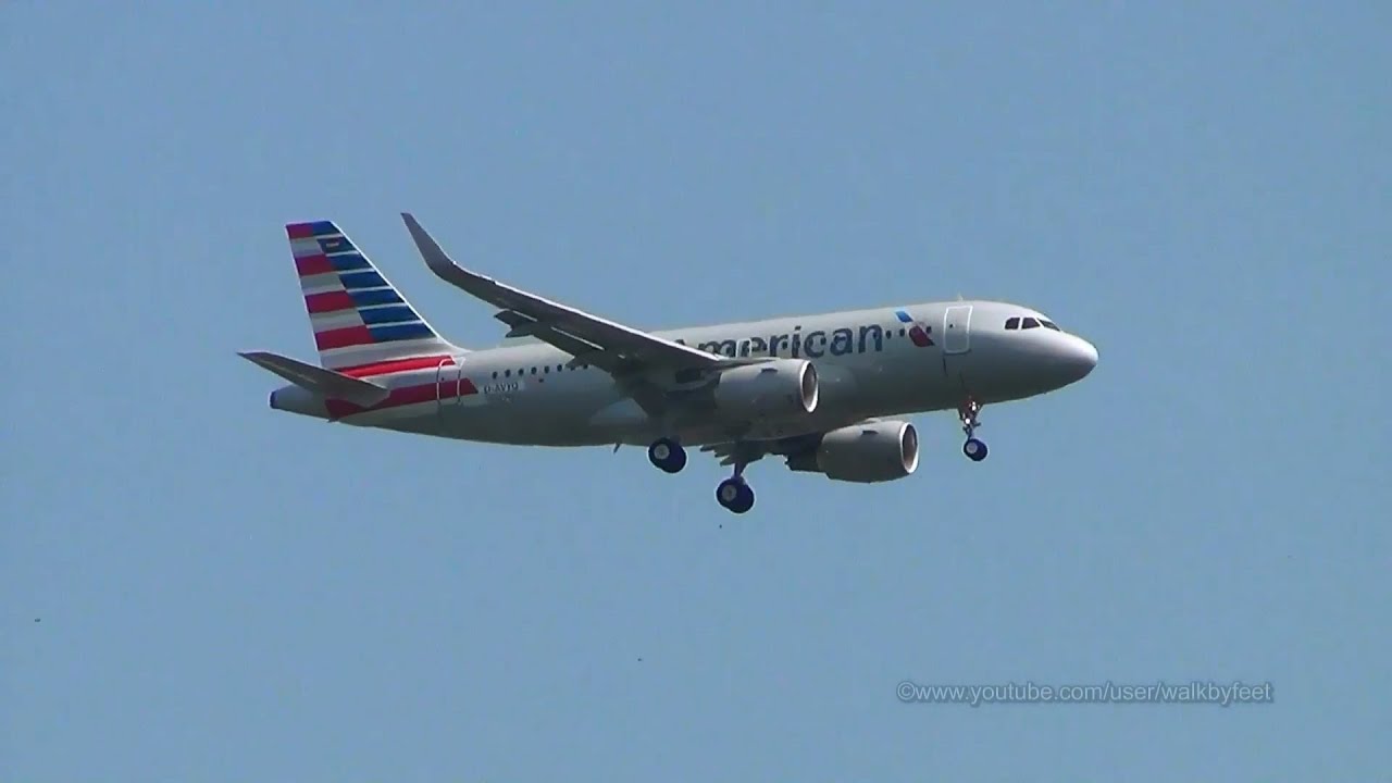 First American Airlines Airbus A319 with Sharklets N8001N landing ...