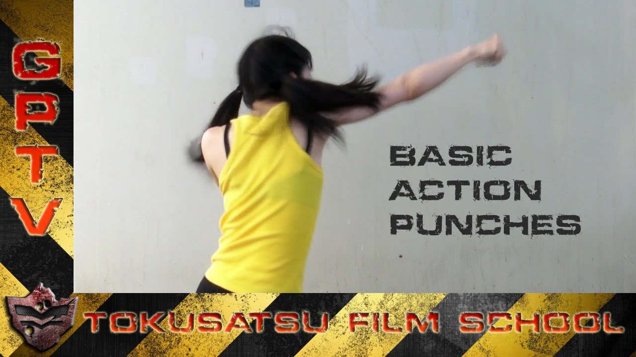Tokusatsu Film School - Basic Action Punches - YouTube