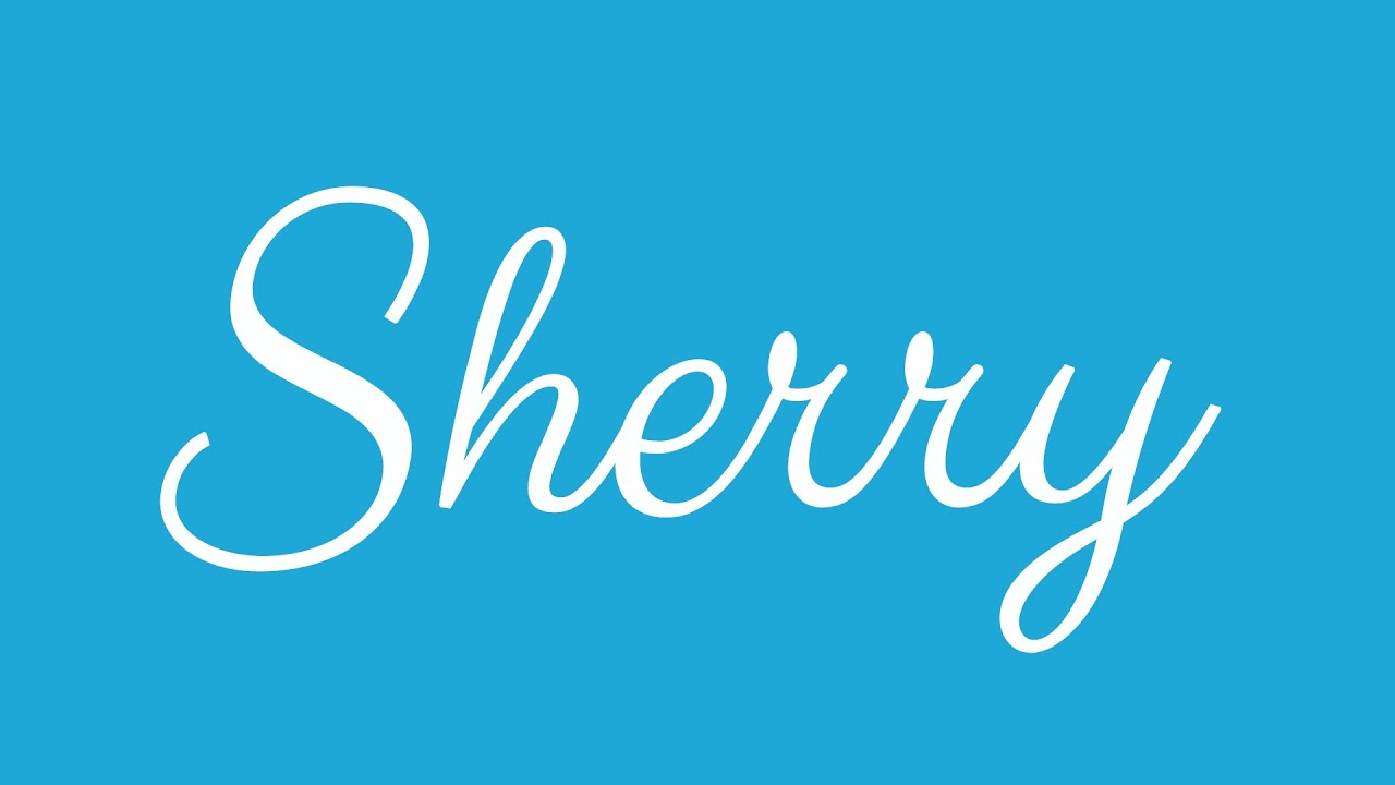 Learn how to Sign the Name Sherry Stylishly in Cursive Writing - YouTube