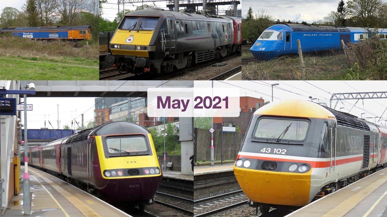 Midland Pullman and EMR HST Farewell Tour - Rail Spots May 2021 (H1 ...