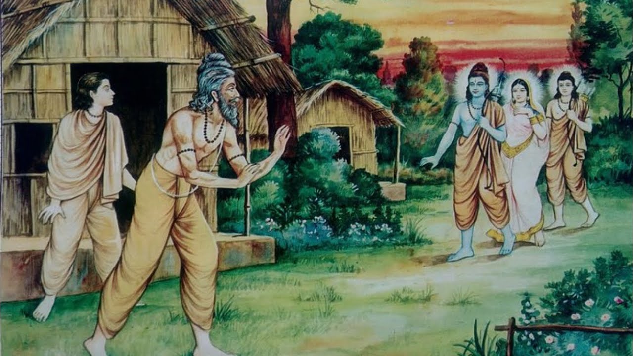 Ramayan ma Shree Ram ji Maharishi Atri k ashram ma - YouTube