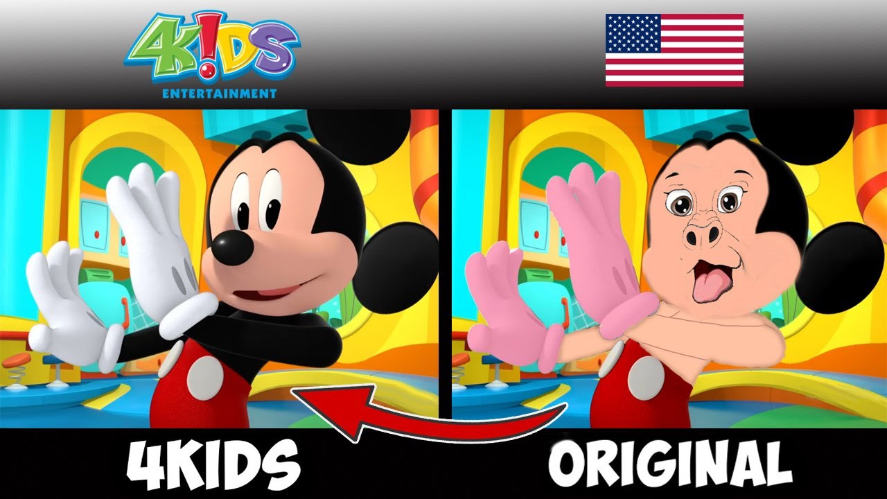 4kids Censorship in MICKEY MOUSE CLUBHOUSE Happy Mouseketools Part4 ...