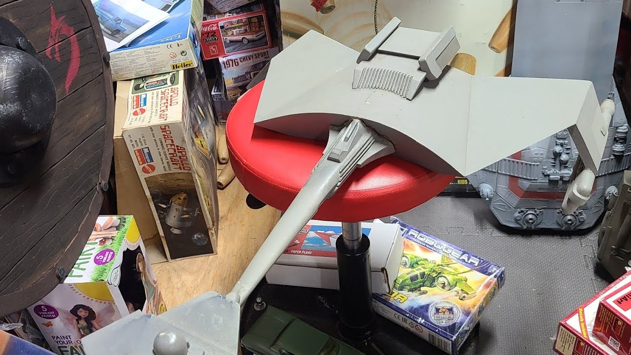 1/350 Star Trek Captain Cardboard D7 Klingon resin kit - YouTube