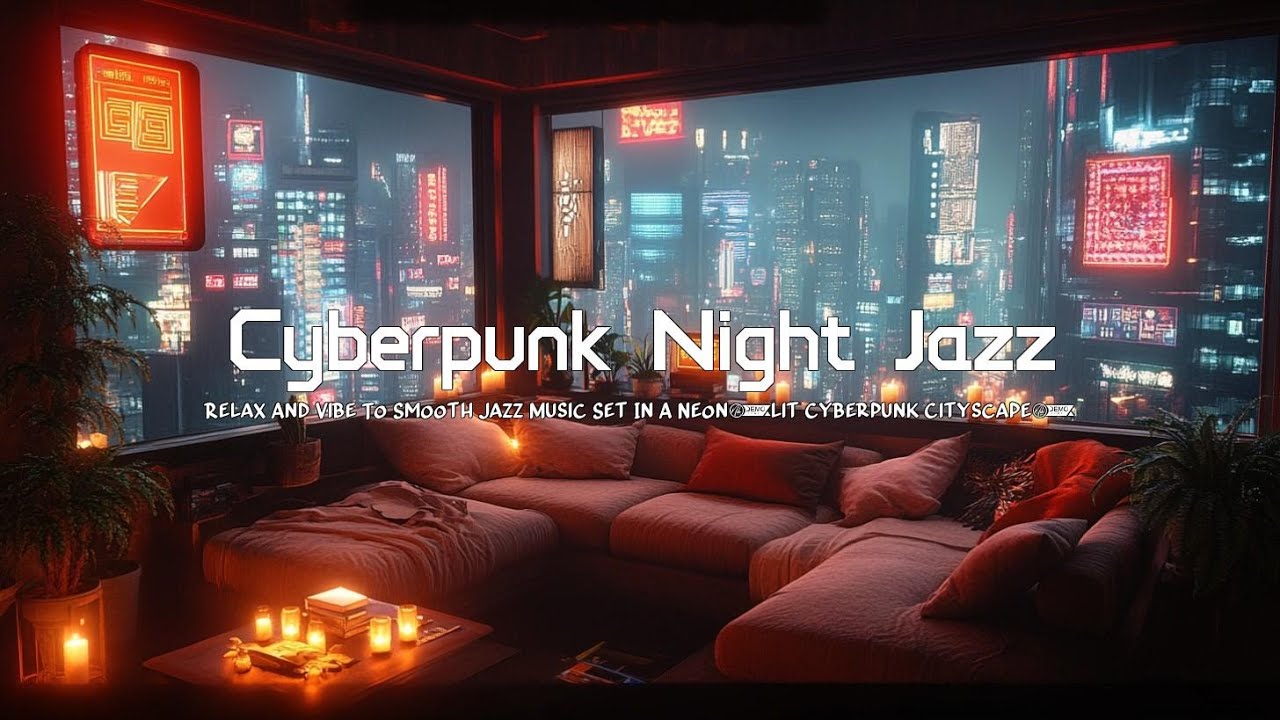 Night Jazz - Cyberpunk Jazz Music for City Vibes 🎷 Futuristic Jazz in ...