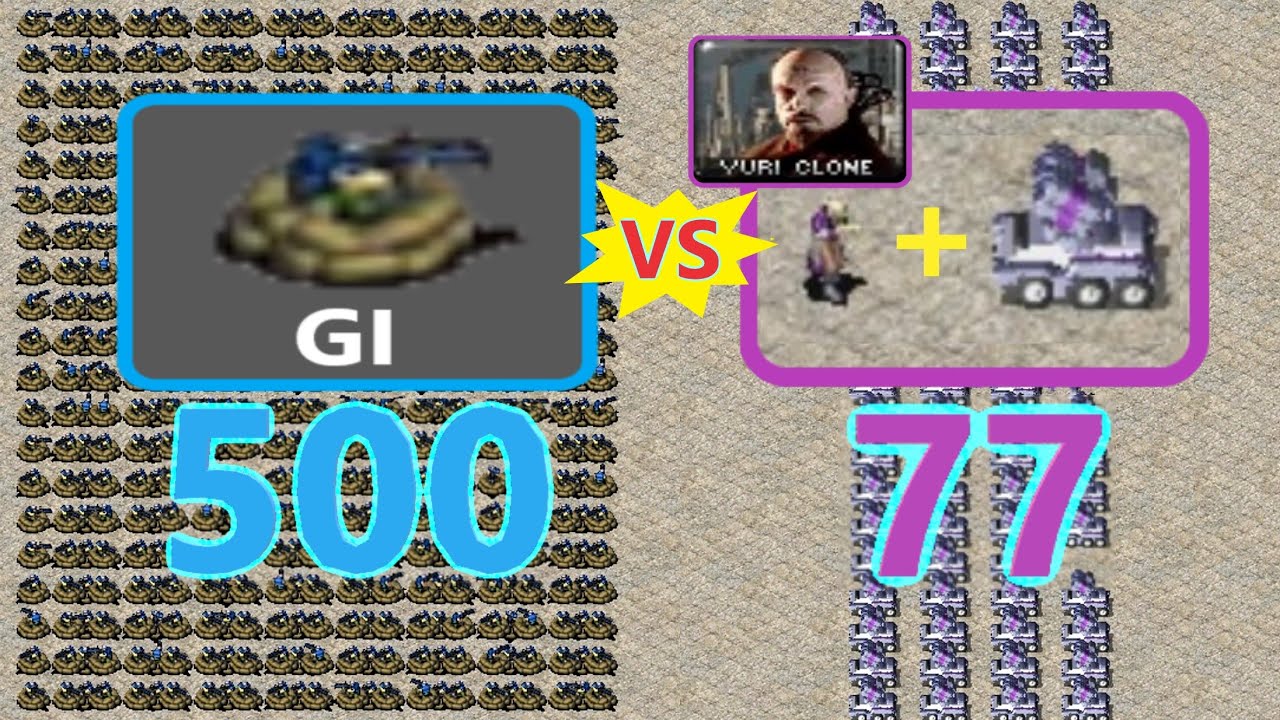 Deployed Gi's vs Yuri IFV's - Same Cost - Red Alert 2 - YouTube