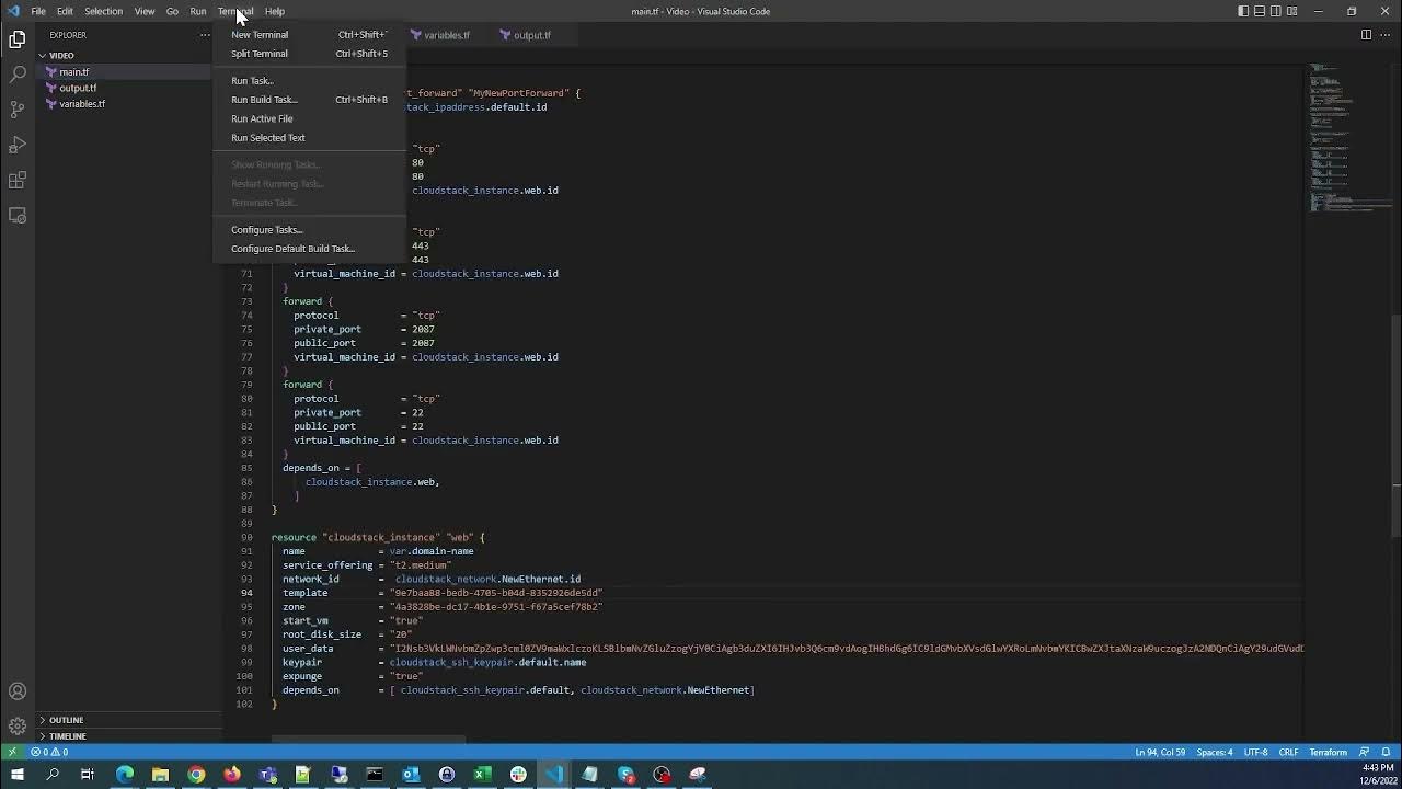 Deploying CPANEL via Terraform in Apache CloudStack - YouTube