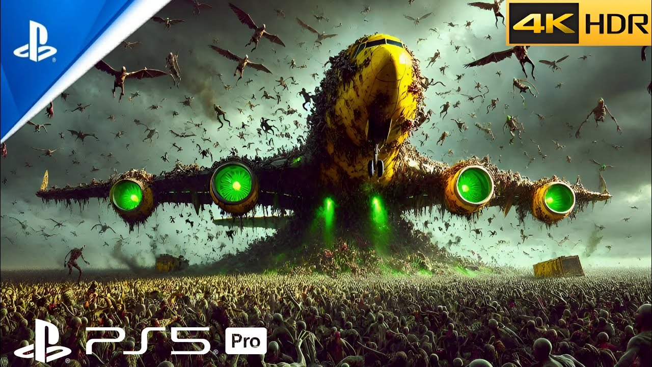 USA AIR FORCE BASE ZOMBIE ATTACK (PS5 PRO) Realistic Ultra Graphics ...