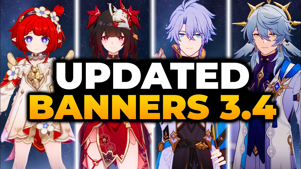 (NEW) HSR UPDATED 3.4 BANNER ROADMAP + RERUN | Phainon HSR, Honkai Star ...