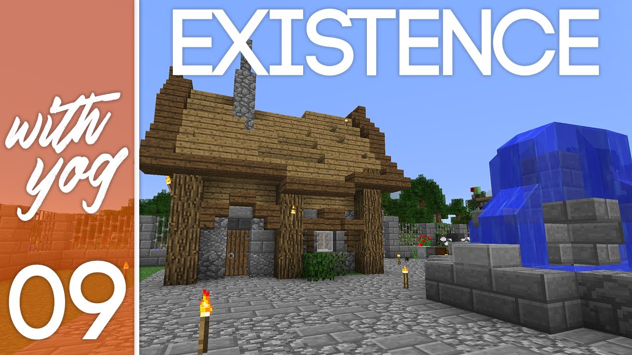 Existence S1E09 | Fountain and Ticket Booth! [Minecraft Java Edition ...