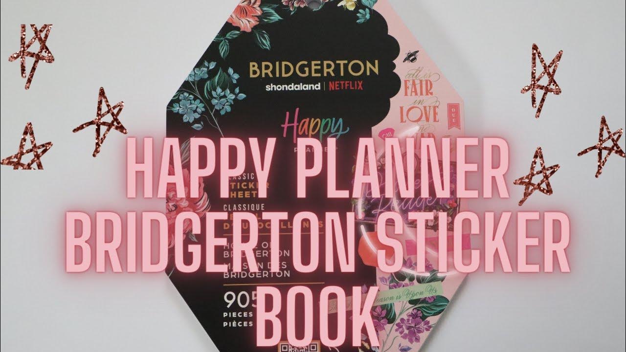 HAPPY PLANNER BRIDGERTON BE HAPPY BOX HOUSE OF BRIDGERTON STICKER BOOK ...