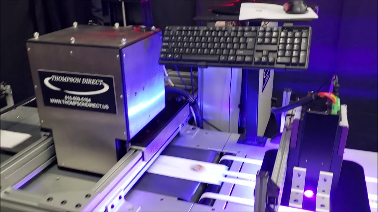 4 color variable ink jet - YouTube