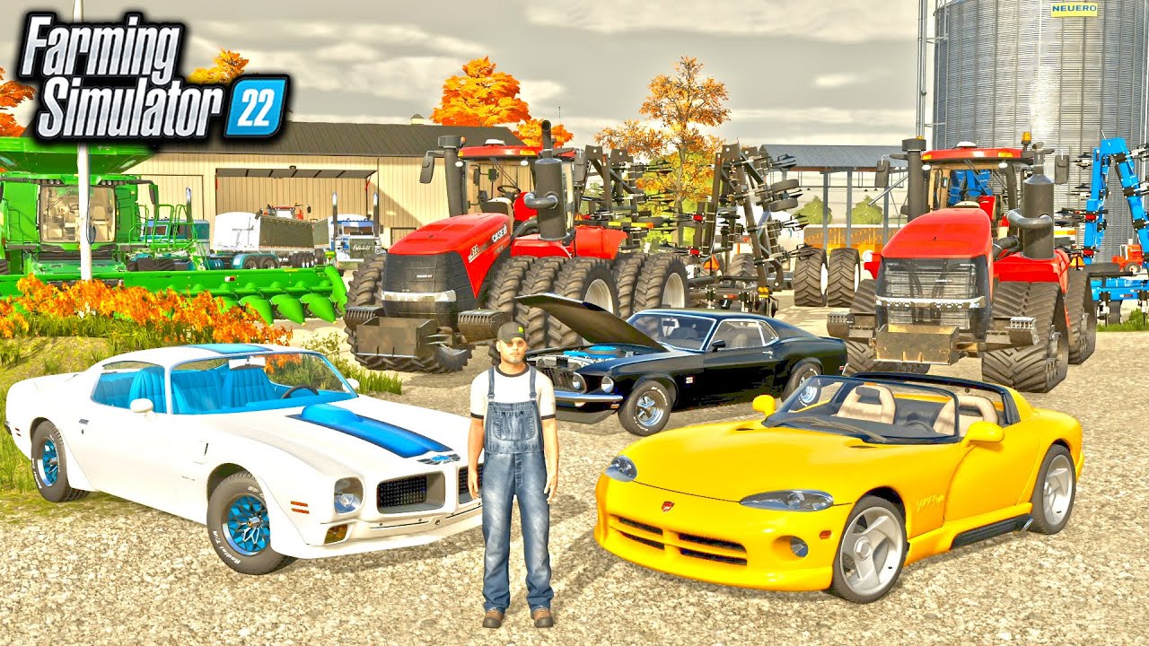 RICH FARMER'S BUY DREAM CARS FOR RETIREMNT! (DODGE VIPER & TRANS AM ...