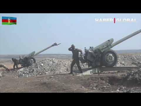 Azerbaycan, Gence'ye Ölüm Kusan Ermenistan Mevzilerini Böyle Yok Etti