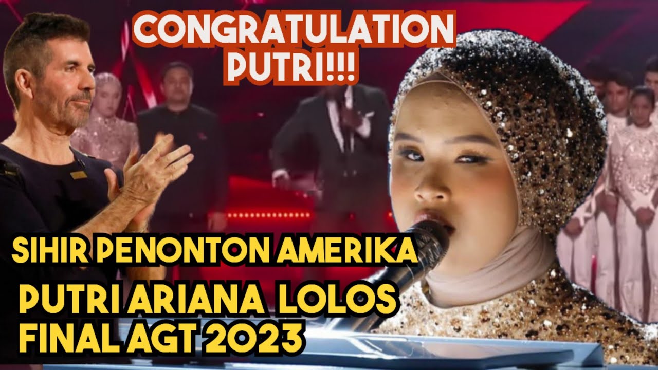 Sihir Penonton Amerika dengan Lagu U2, Putri Ariana Lolos Final AGT 2023 - YouTube