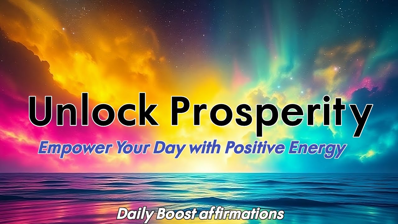 🌈 "Unlock Prosperity: Empower Your Day with Positive Energy" Daily ...