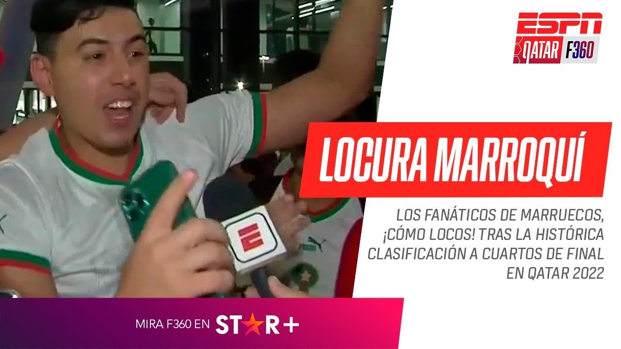 ¡LOCURA MARROQUÍ! Los fanáticos de #Marruecos, ¡CÓMO LOCOS! tras la ...