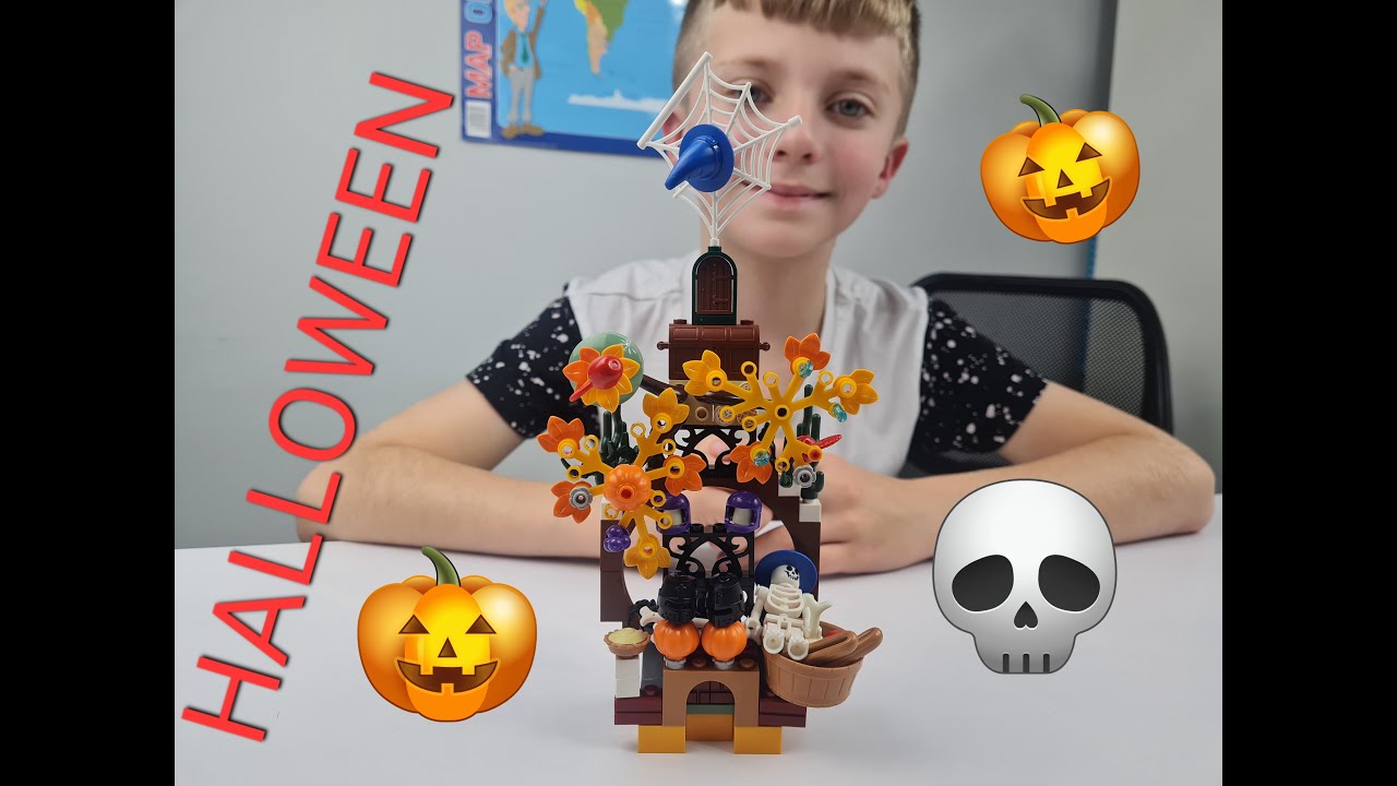 LEGO 40608 HALLOWEEN FUN VIP 2023 Review MOC Build Add-On Pack - YouTube