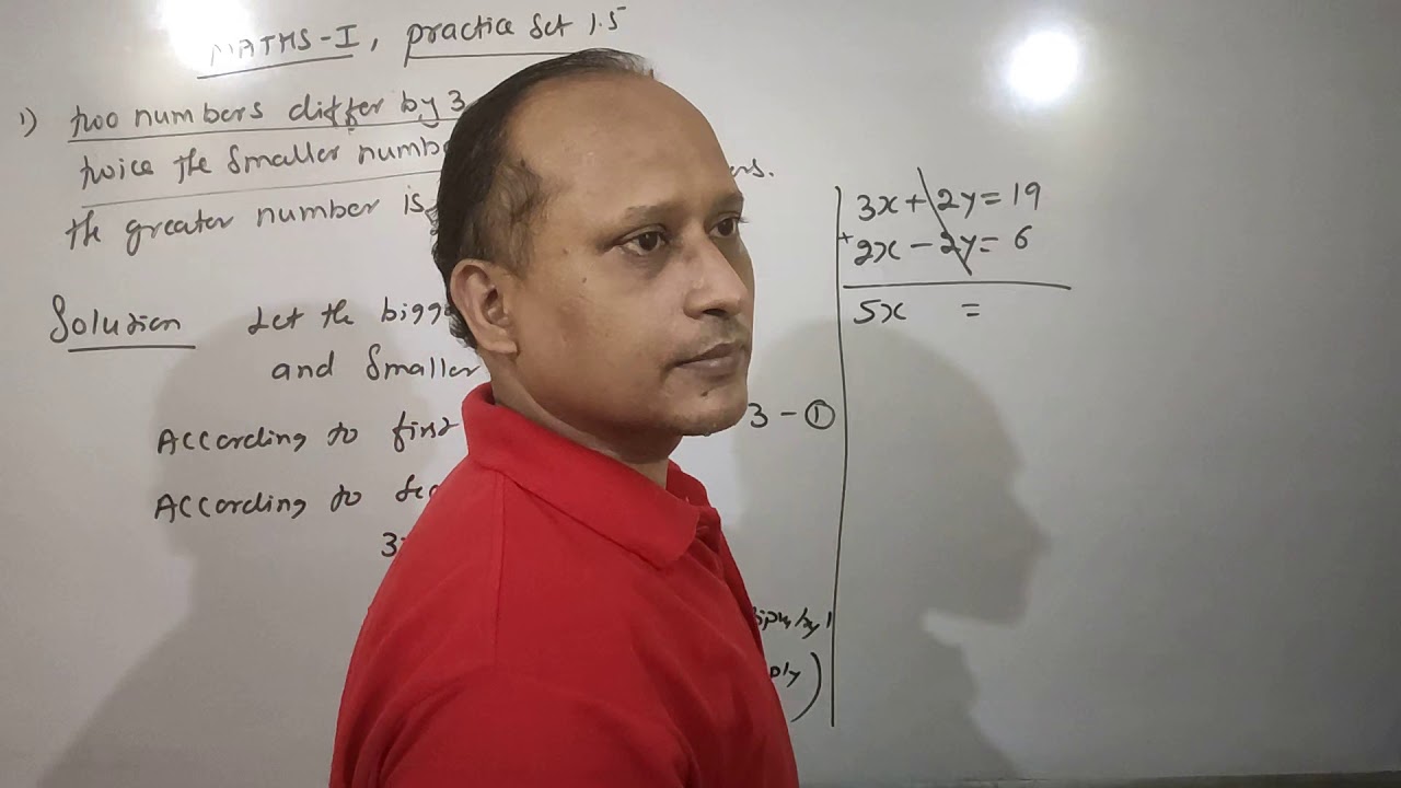S N Tutorial maths 1 (lessons no 1) practice set 1.5 - YouTube