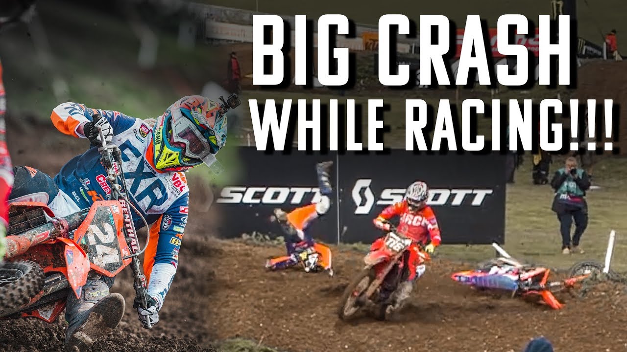One of the biggest motocross crashes I've ever had !!! EMX250 of Great ...