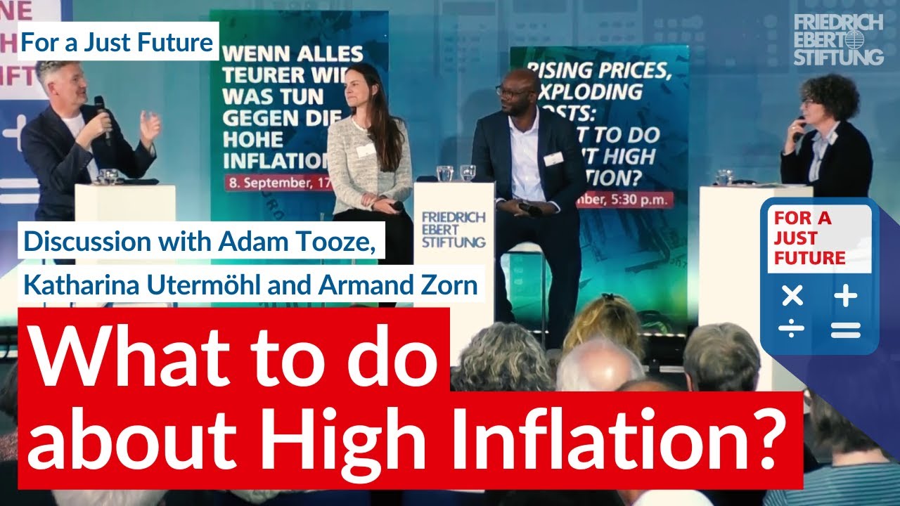 What to do about High Inflation? | Discussion with Adam Tooze ...