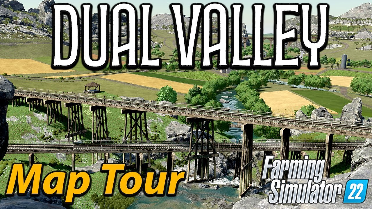 MASSIVELY UNIQUE & INVENTIVE MAP!🚜 DUAL VALLEY MAP TOUR!! 🗺️ GRAINMAN ...