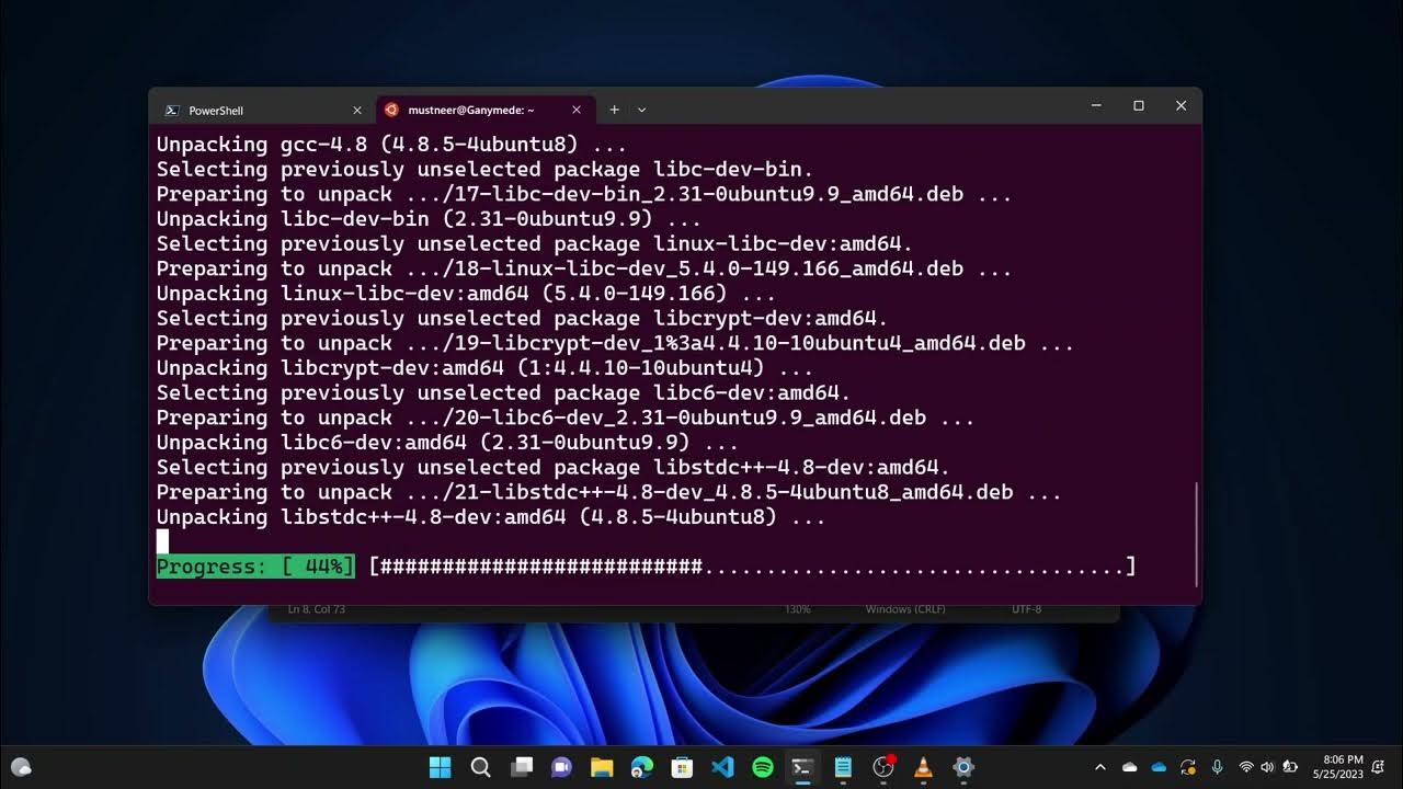 Installing gcc 4 8 and GUI support WSL - YouTube