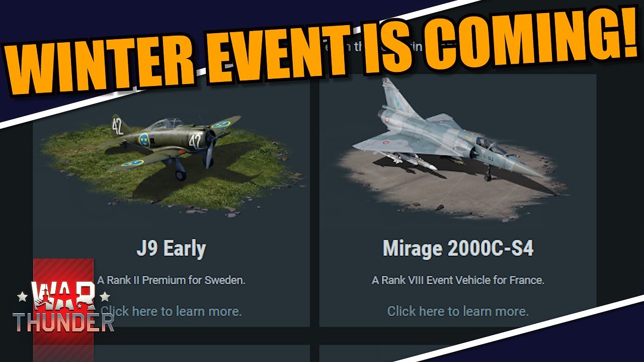 War Thunder - WINTER EVENT is COMING! AND it's underwhelming? - YouTube