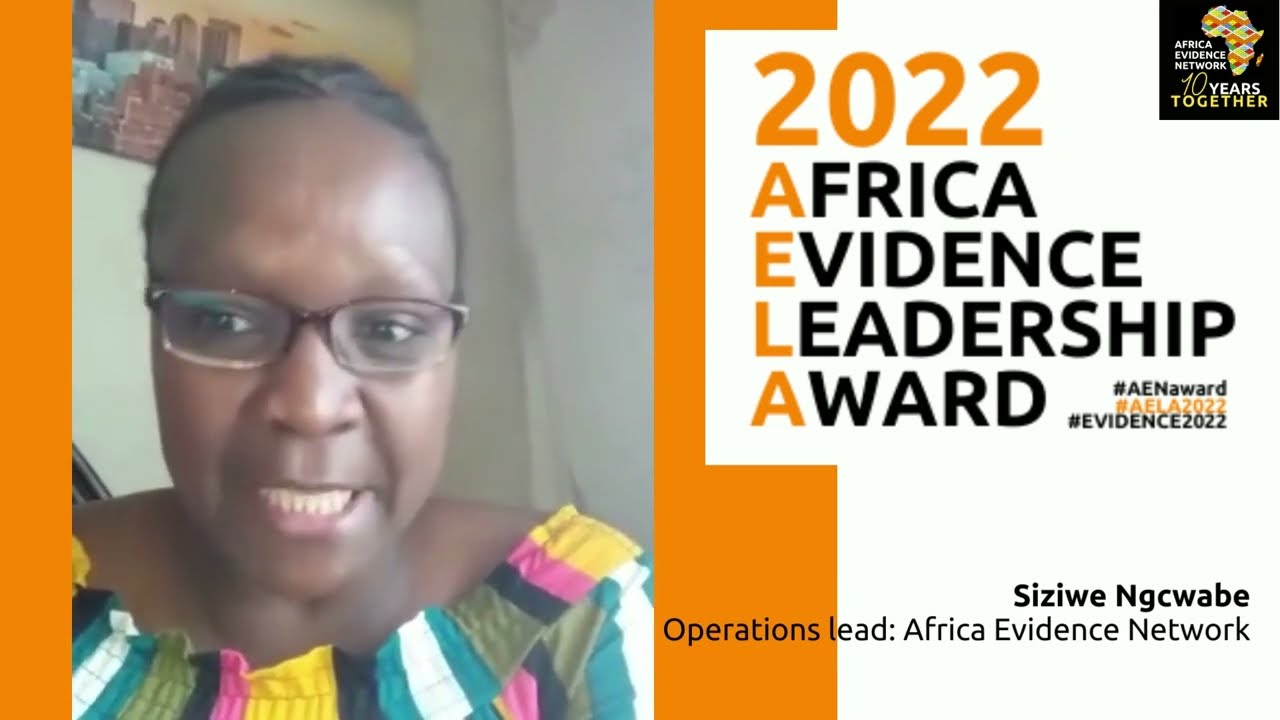 Africa Evidence Leadership Award 2022 Updated Terms Of Reference And