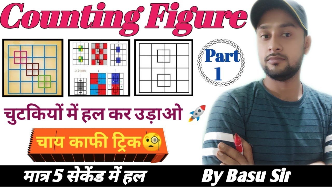 Counting Figure||Best Trick For Counting Figures Reasoning||Reasoning ...