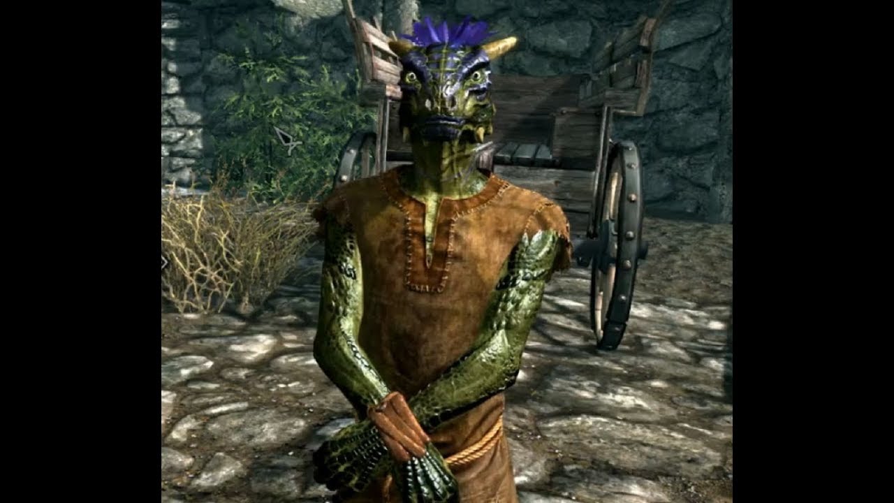 Skyrim Solo ep 1 - Here Comes Lizardman! - YouTube