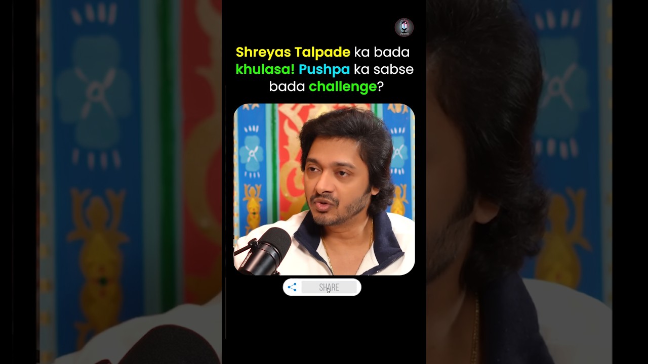 Shreyas Talpade ka bada khulasa! 😱 Pushpa ka sabse bada challenge 🤯🔥 ...