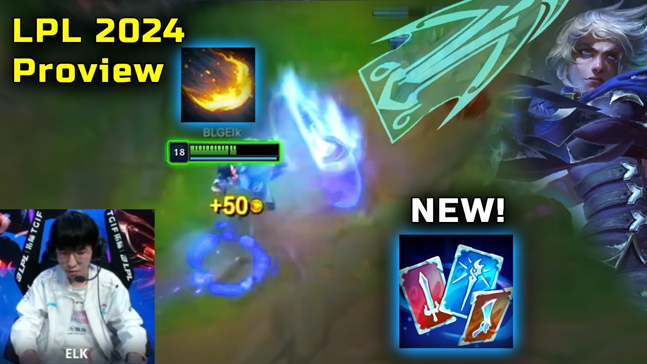 ELK : New Runese Make Ezreal so PowerFull in LPL 2024 - YouTube