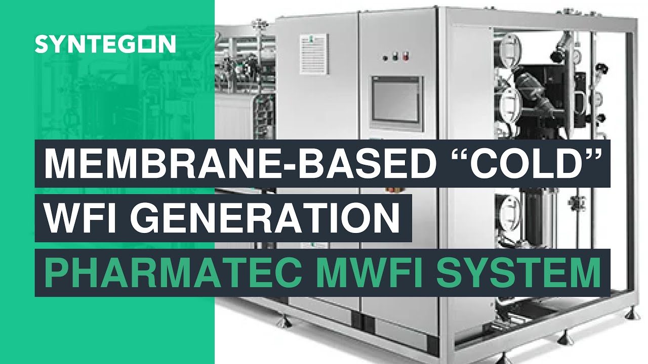 Membrane-based "cold” WFI generation | the Pharmatec MWFI System - YouTube