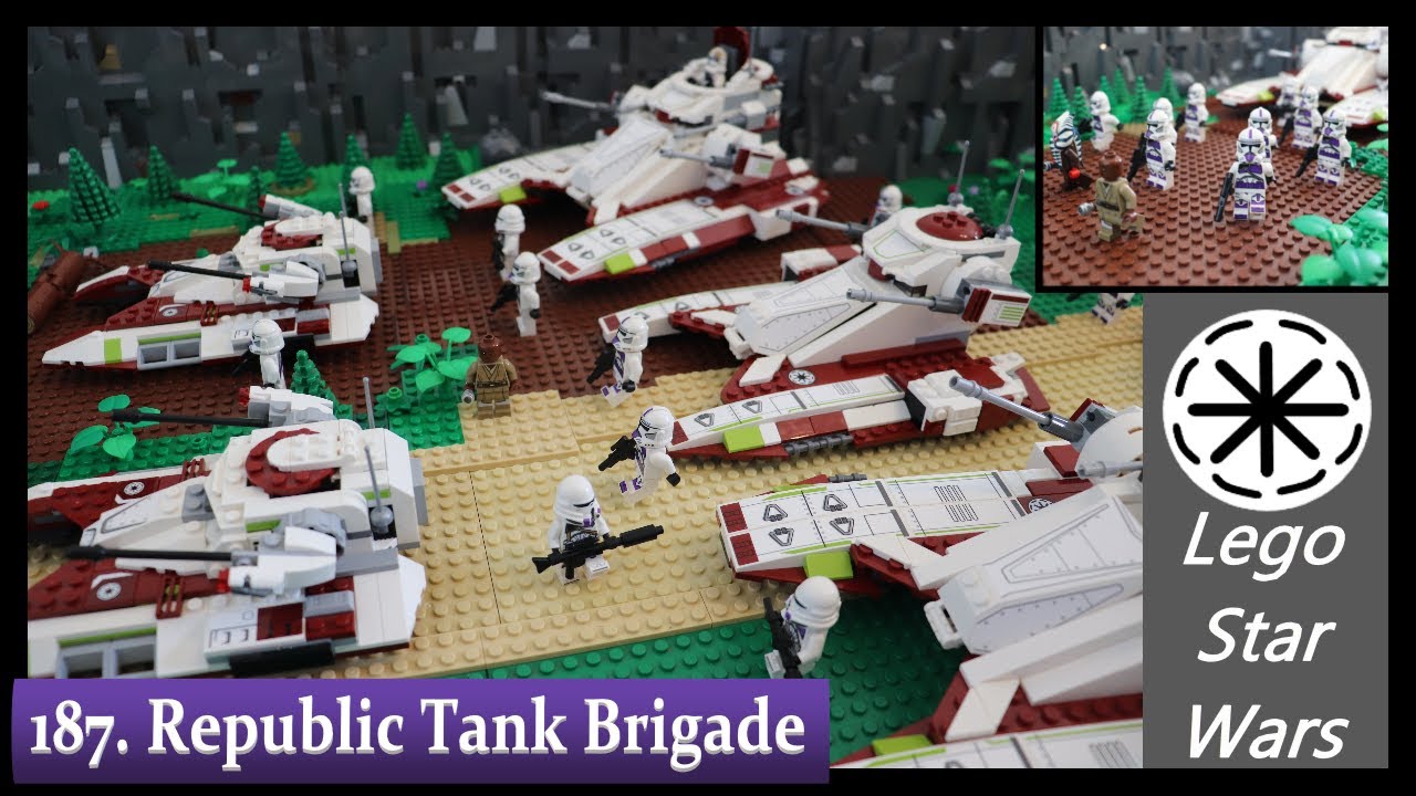 Lego Star Wars 187. Republic Tank Brigade | Haibricks Special - YouTube