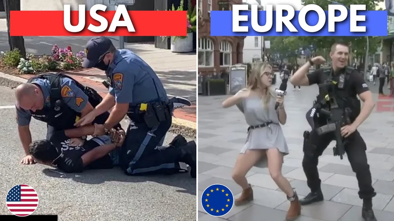 How American Police Compare To The Police In Europe - YouTube