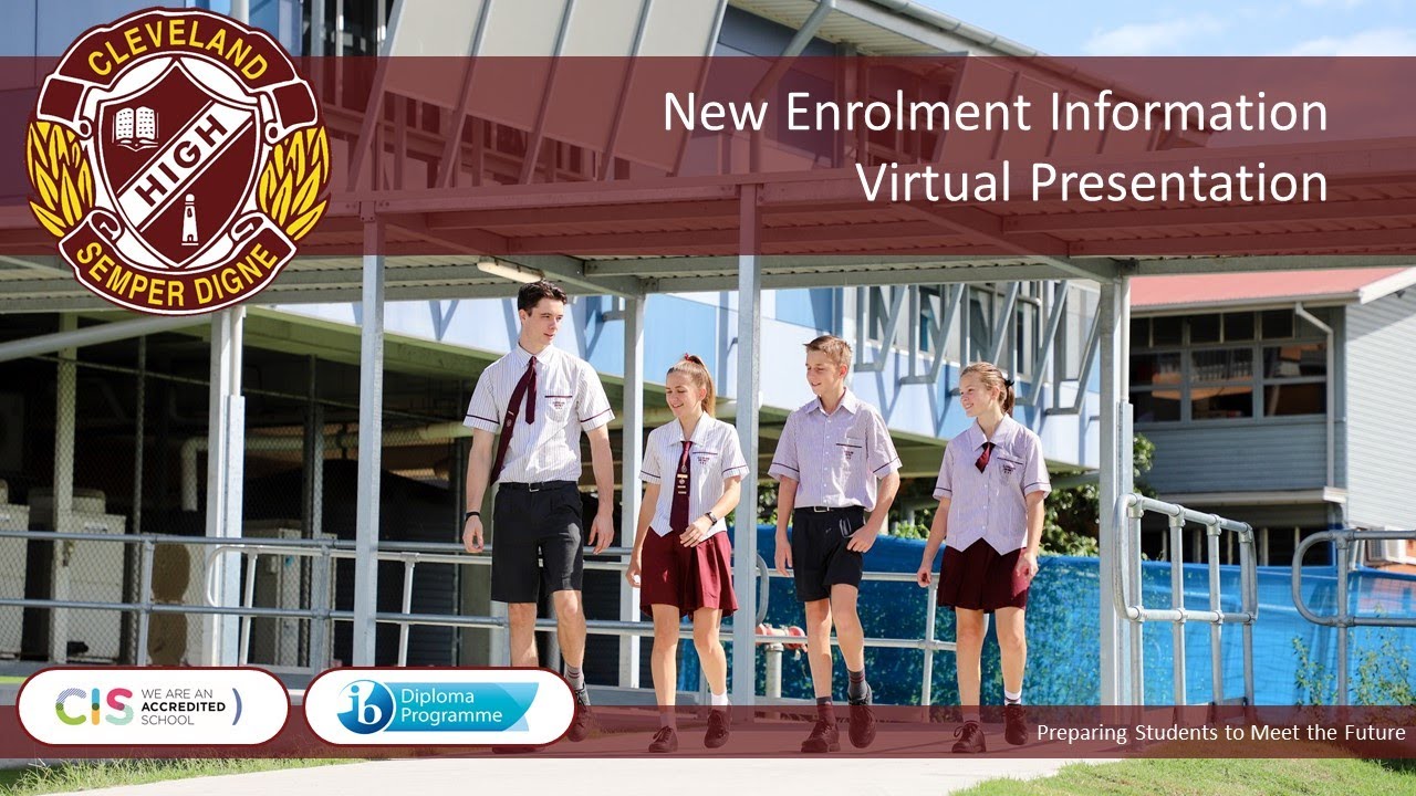 New Enrolment Presentation - Cleveland District SHS - YouTube